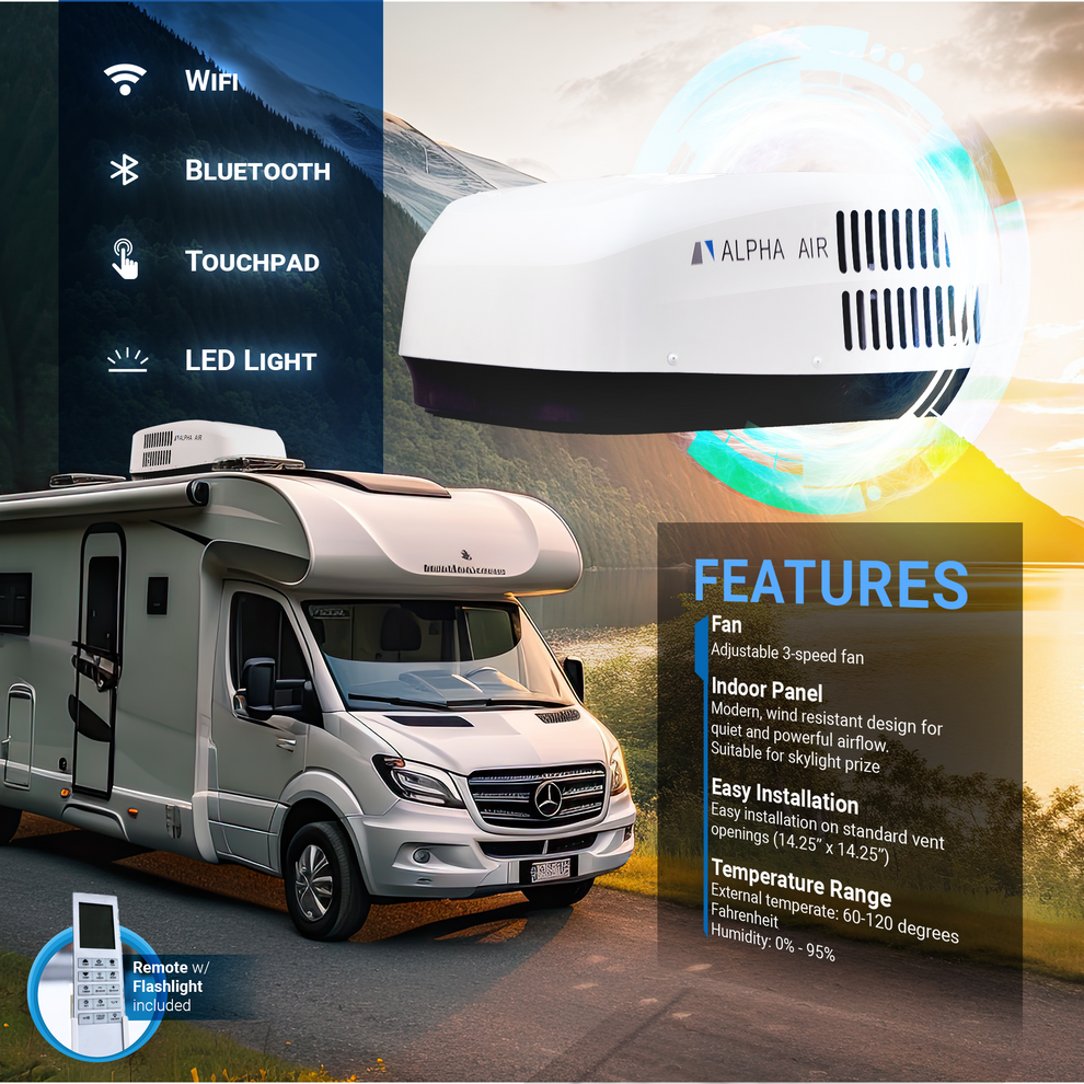 STORM 150 RV Rooftop Air Conditioner – Alpha Air